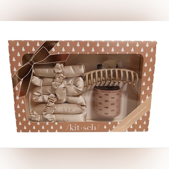 Kitsch | Accessories | Nib Kitsch Satin Heatless Styling Kit 5pc Gift ...